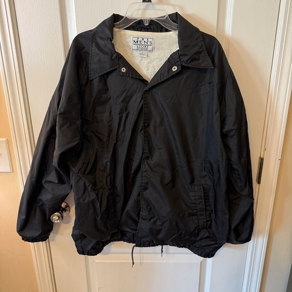 Sears | Jackets & Coats | Vintage Sears Mens Black Jacket Size Large ...